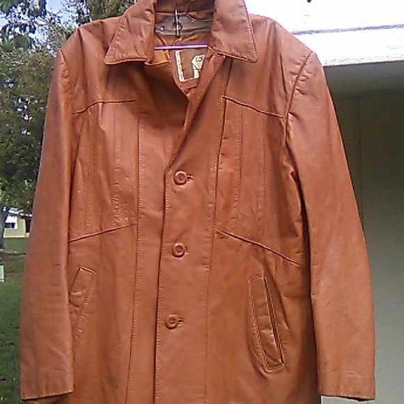 Counter Action | Jackets & Coats | Vintage Womens Rust Leather Jacket ...